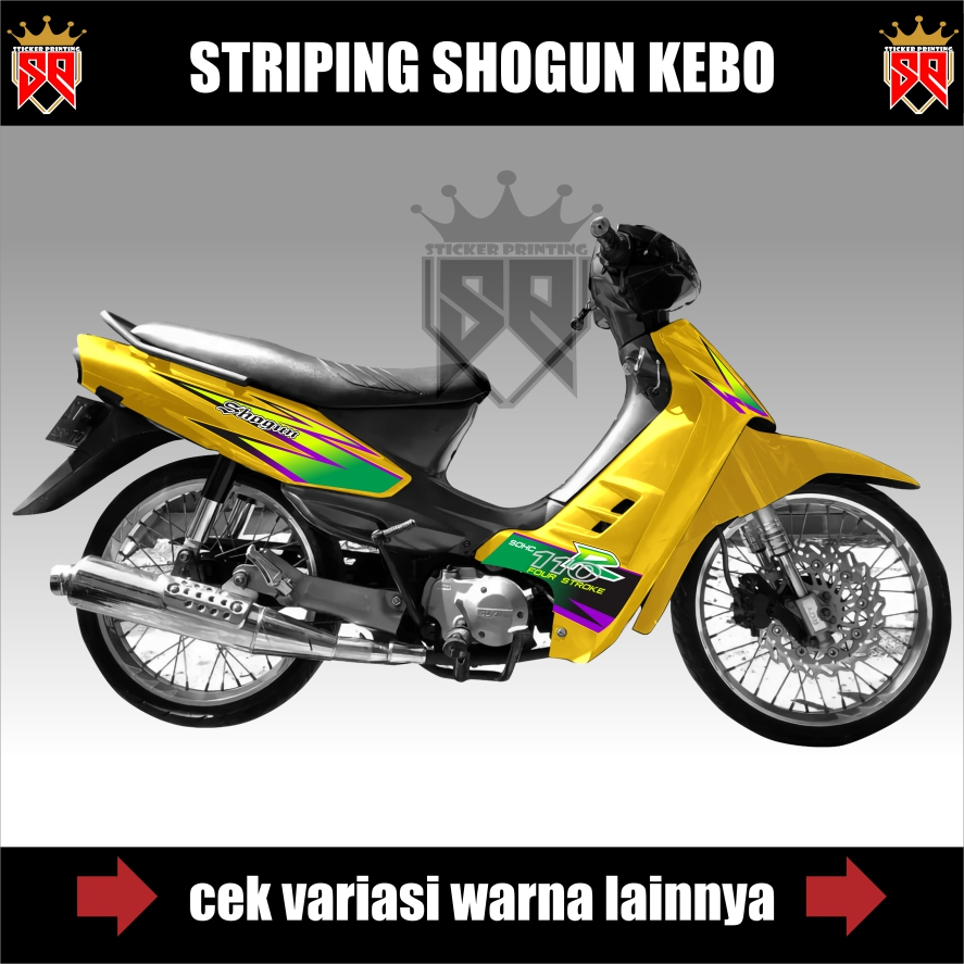 สติกเกอร์ ลายทาง SHOGUN KEBO/SUZUKI SOGUN KEBO | Shopee Thailand