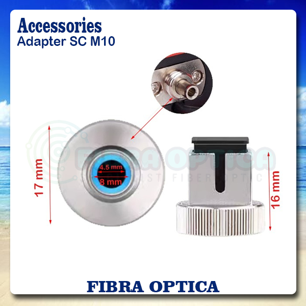 อะแดปเตอร์ SC ไฟเบอร์ออปติก M10 สําหรับ OPM OLS OTDR |อะแดปเตอร์ Sc M10 FTTH | Shopee Thailand