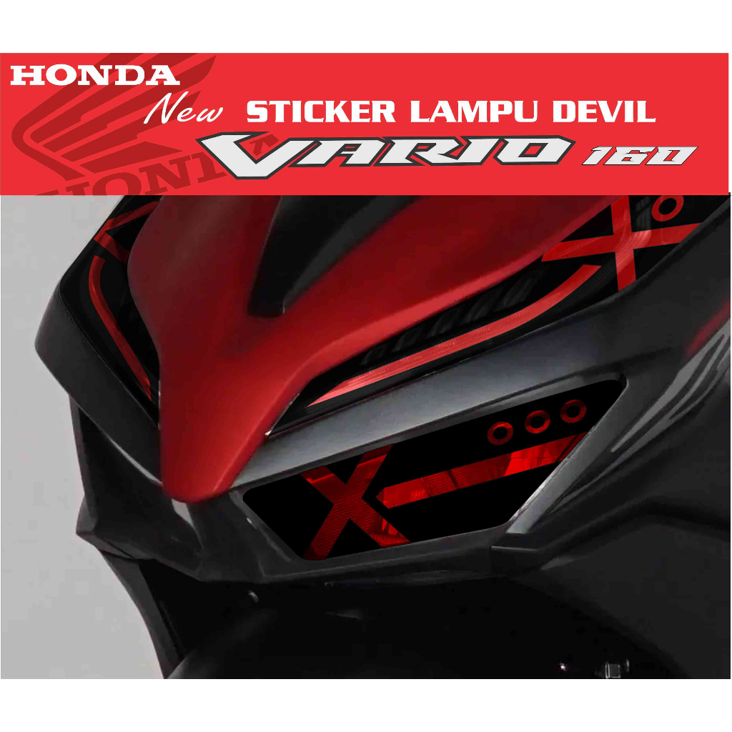 Vario NEW 125 150 DEVIL สติ๊กเกอร์ไฟ ONE SET | Shopee Thailand
