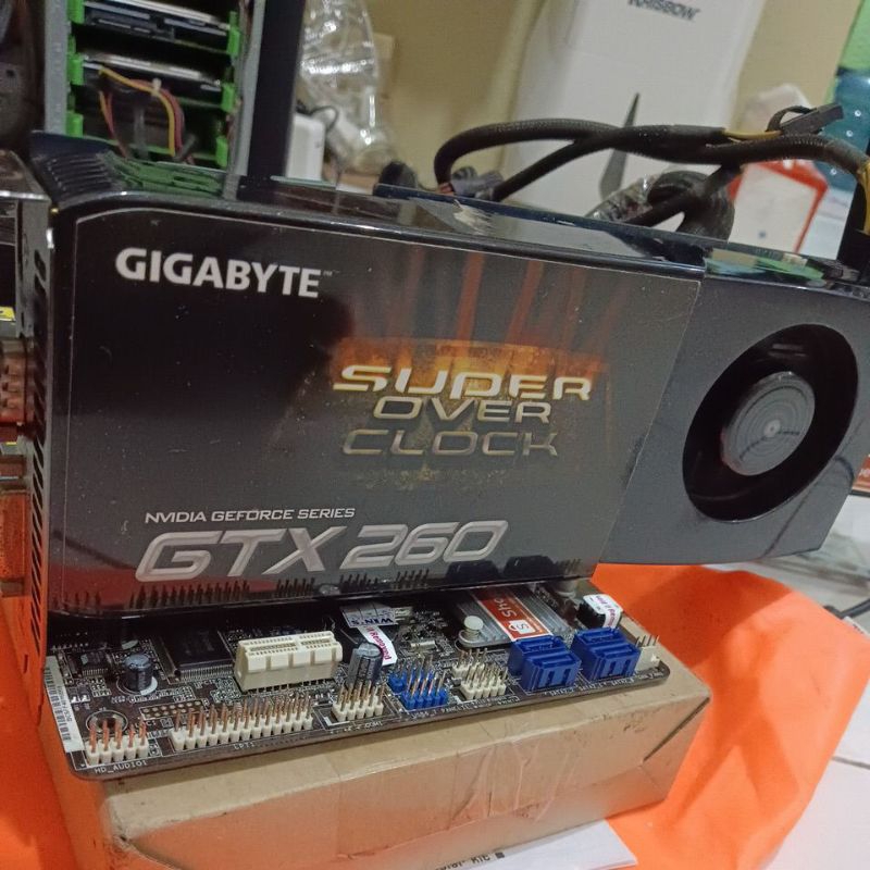 VGA GIGABYTE GTX 260 Nvidia Geforce Series (ไม่มีจอแสดงผล) | Shopee ...
