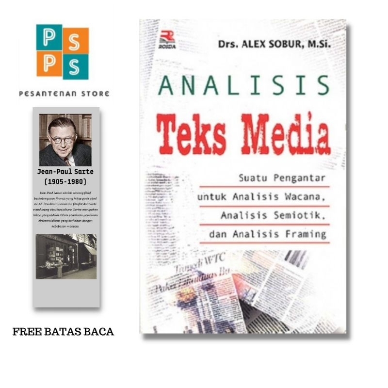 Original BOOK Media Text Analysis An Introduction Alex Sobur RSD24 | Shopee Thailand