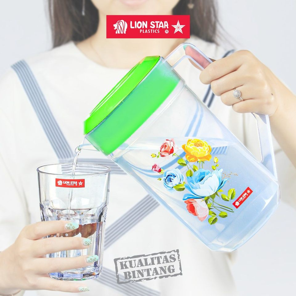 LION STAR K-3 WATER JUG MINI 2.1 ลิตร เนื้อพลาสติก 2100 ML K3 | Shopee ...