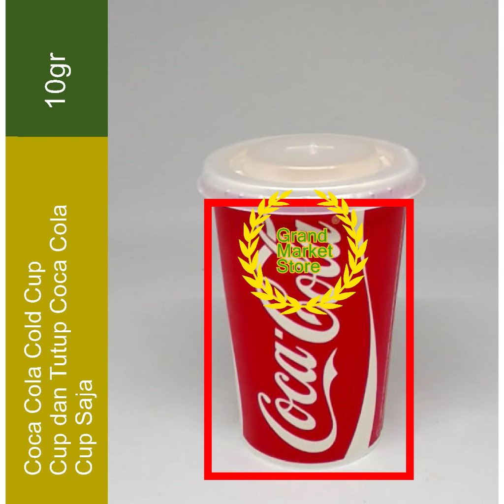 Coca Cola Cold Cup Paper Cup 16 oz 16oz Seli Cup ใช้ Coca Cola Cup + ฝา ...