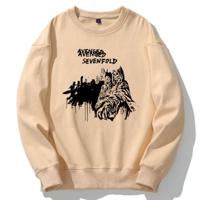 Avenged Sevenfold Life Is But A Dream LIBAD Band Crewneck เสื้อกันหนาว ...