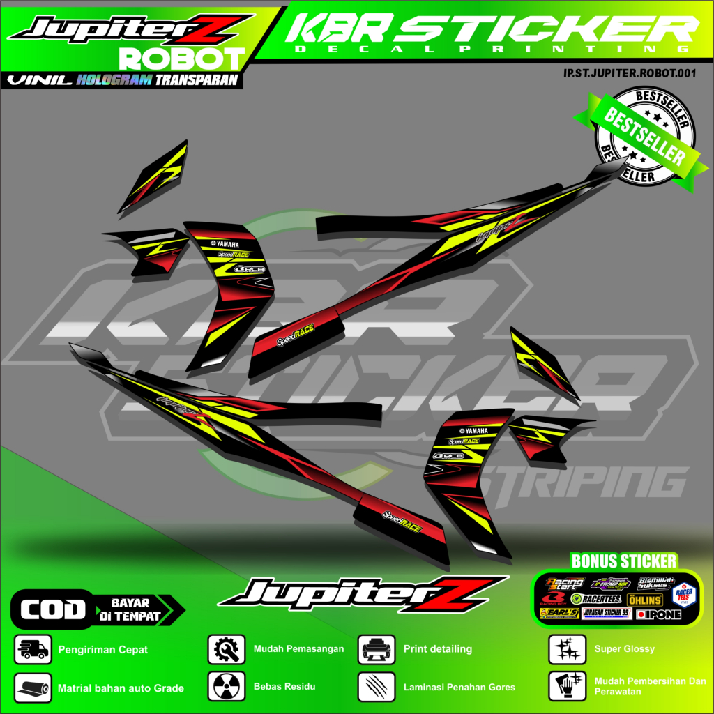 Jupiter Z ROBOT สติกเกอร์ JUPITER Z ROBOT รถจักรยานยนต์ YAMAHA สติกเกอร ...