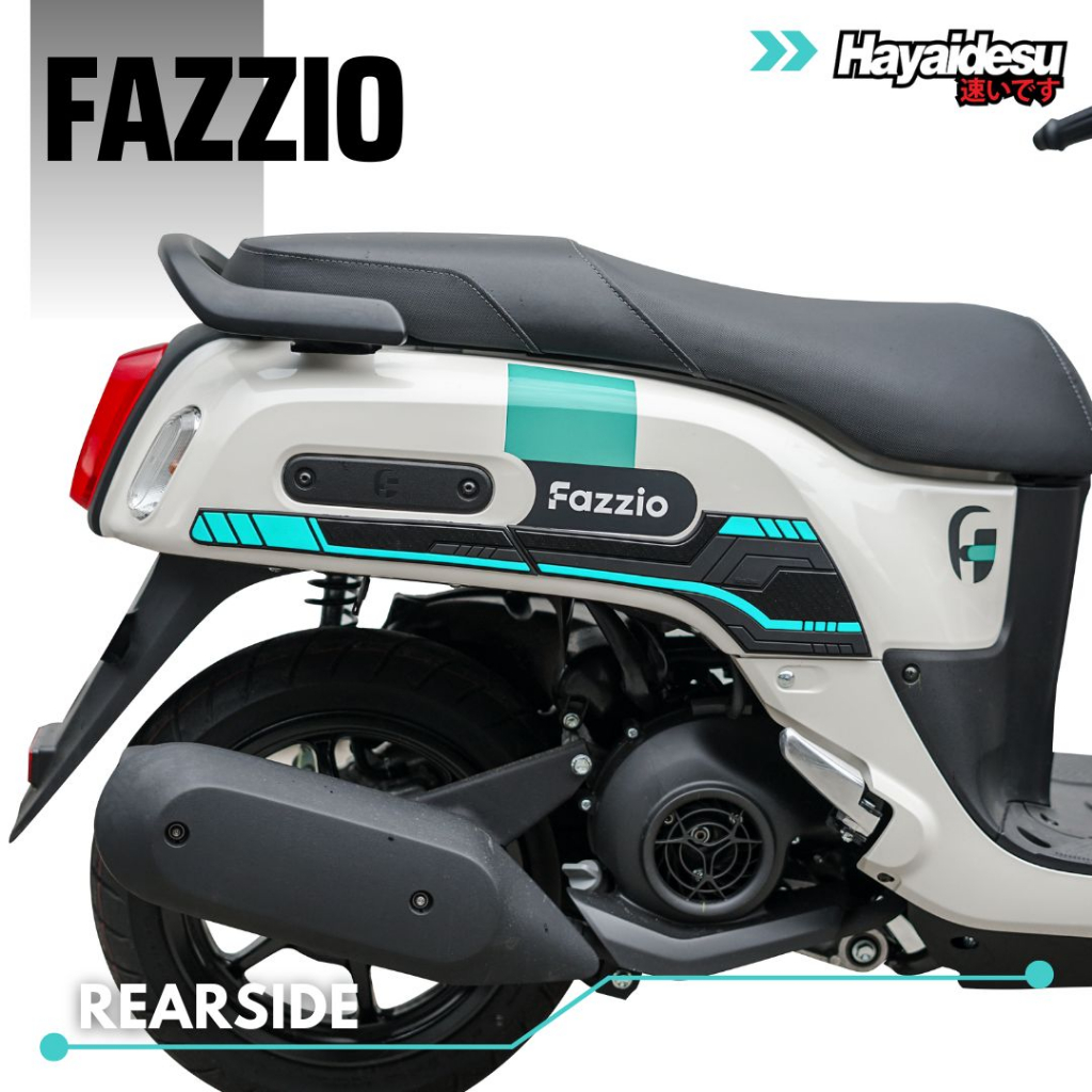Yamaha FAZZZIO อุปกรณ์ป้องกันตัวป้องกันรถจักรยานยนต์ด้านข้างด้านหลัง ...