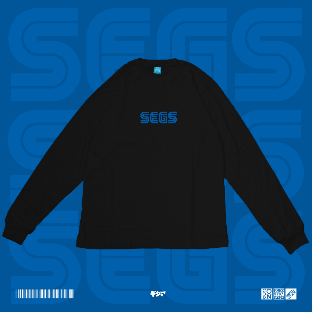 Segs SEGA เสื้อยืดแขนยาว พิมพ์ลายอนิเมะ Meme Shitpost Game 90 สไตล์ ...
