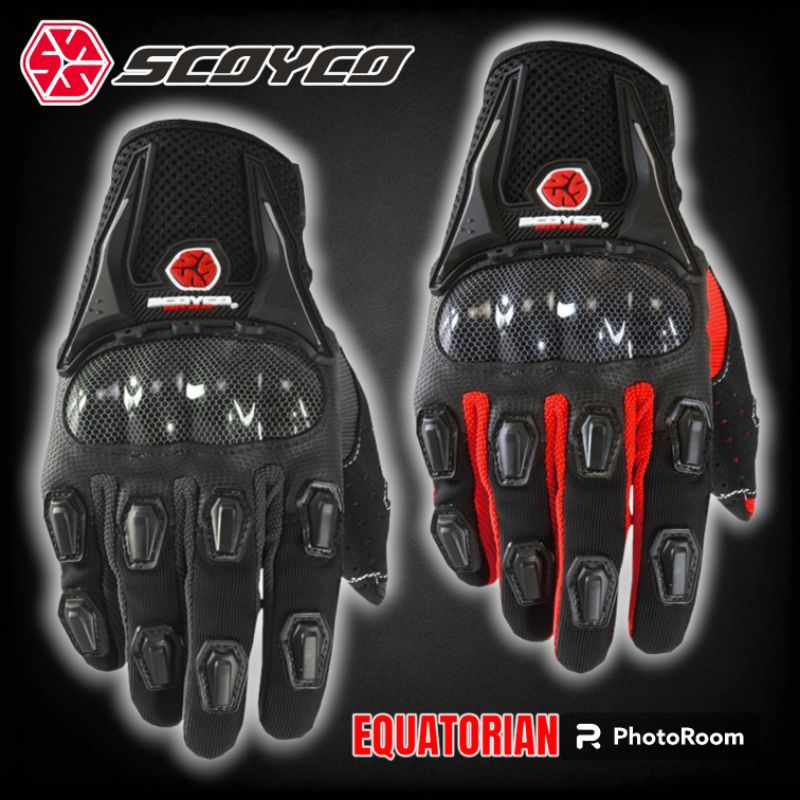 Scoyco MC09 ถุงมือไบค์เกอร์ scoyco ถุงมือขี่ทัวร์ริ่งดั้งเดิม ความ ...