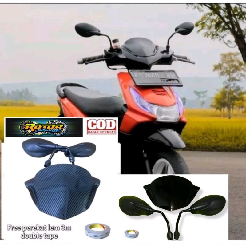 Hitam Yamaha x1 คาร์บูเรเตอร์ pnp beat วัสดุอะคริลิกคาร์บอน และกาว สี ...