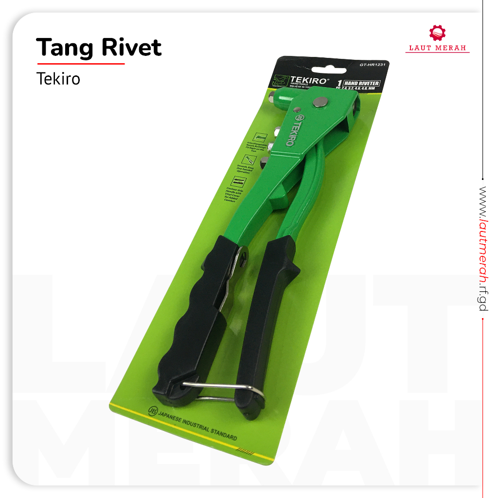 คีม Tekiro RIVET อลูมิเนียม HAND RIVETER Nail Shot GT-HR1231 | Shopee ...