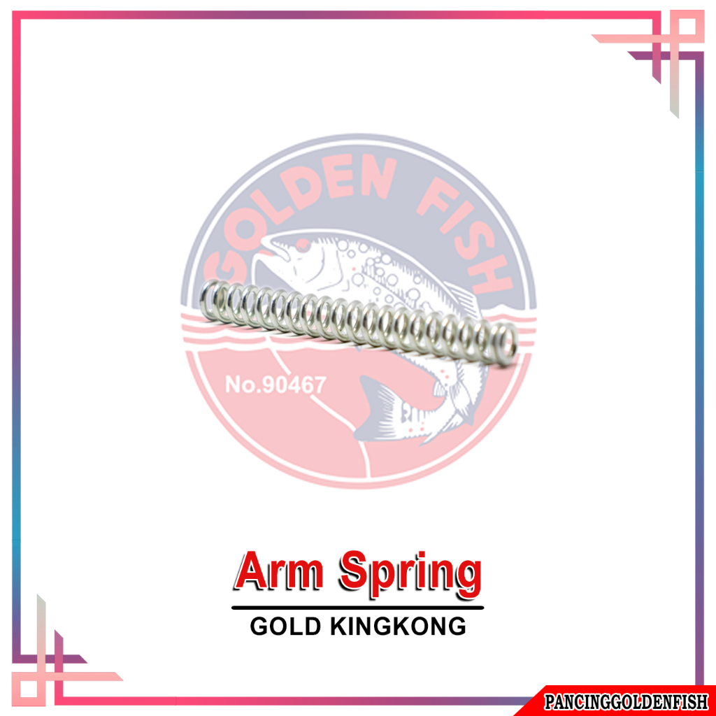 Bail ARM SPRING รอกตกปลา สีทอง KINGKONG | Shopee Thailand