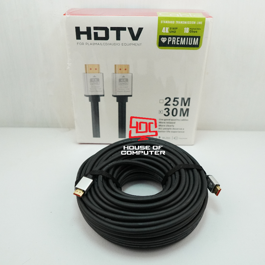 สายเคเบิ้ล Hdmi 30 เมตร V.2.0 ULTRA HD 4K คุณภาพสูง 30 เมตร | Shopee Thailand