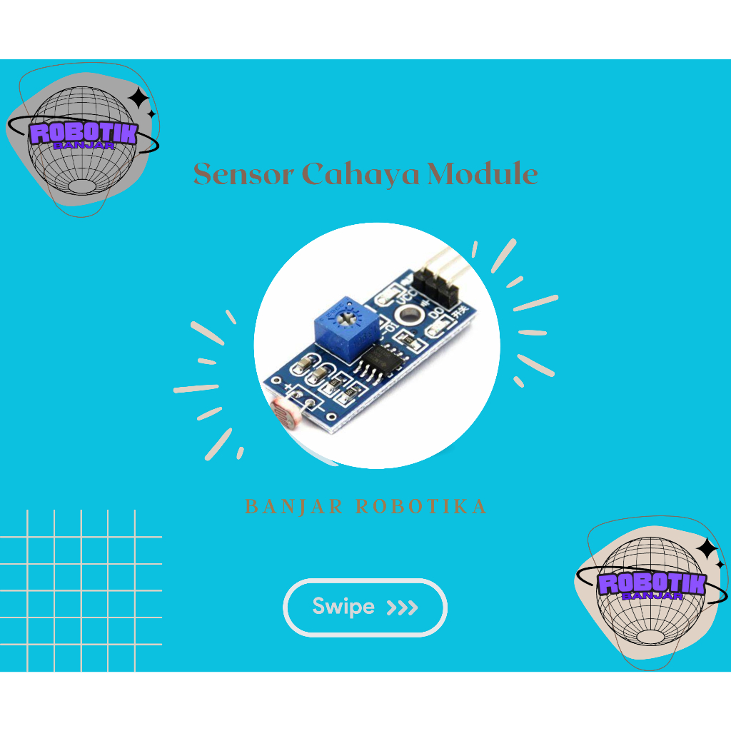 Cahaya Ldr โมดูลเซนเซอร์ตรวจจับแสง - Arduino Sensor - Banjar Robotics ...