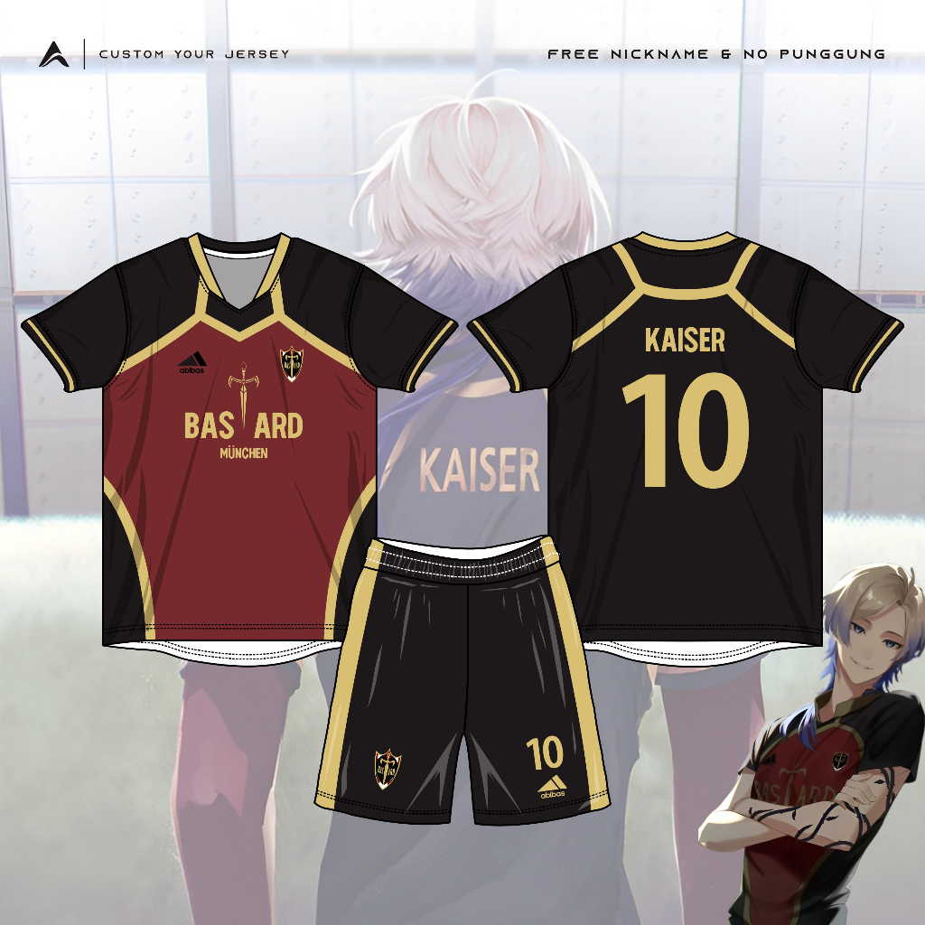 Blue Lock Bastard Munchen เสื้อแข่งคอสเพลย์อนิเมะสีน้ําเงิน | Shopee ...