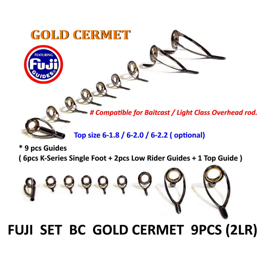 Fuji SET BC GOLD CERMET 9 ชิ้น 3LR & 2lr | Shopee Thailand