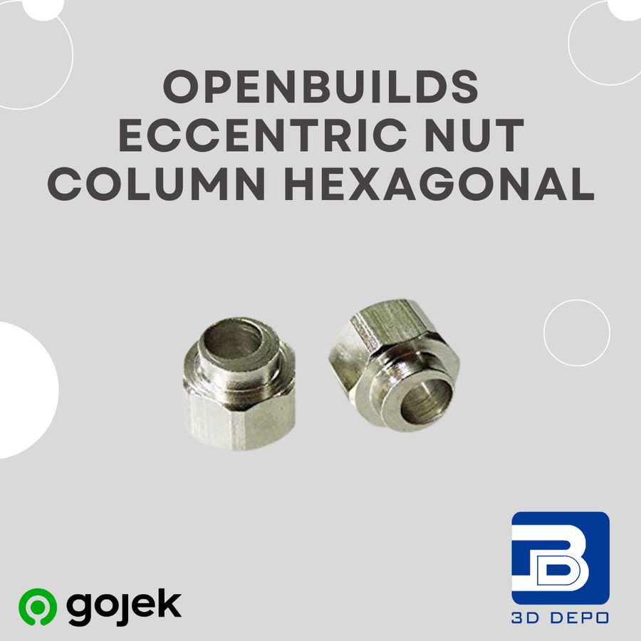 Openbuilds Eccentric Nut Column Hexagonal Bore 5MM สูง 6MM | Shopee ...