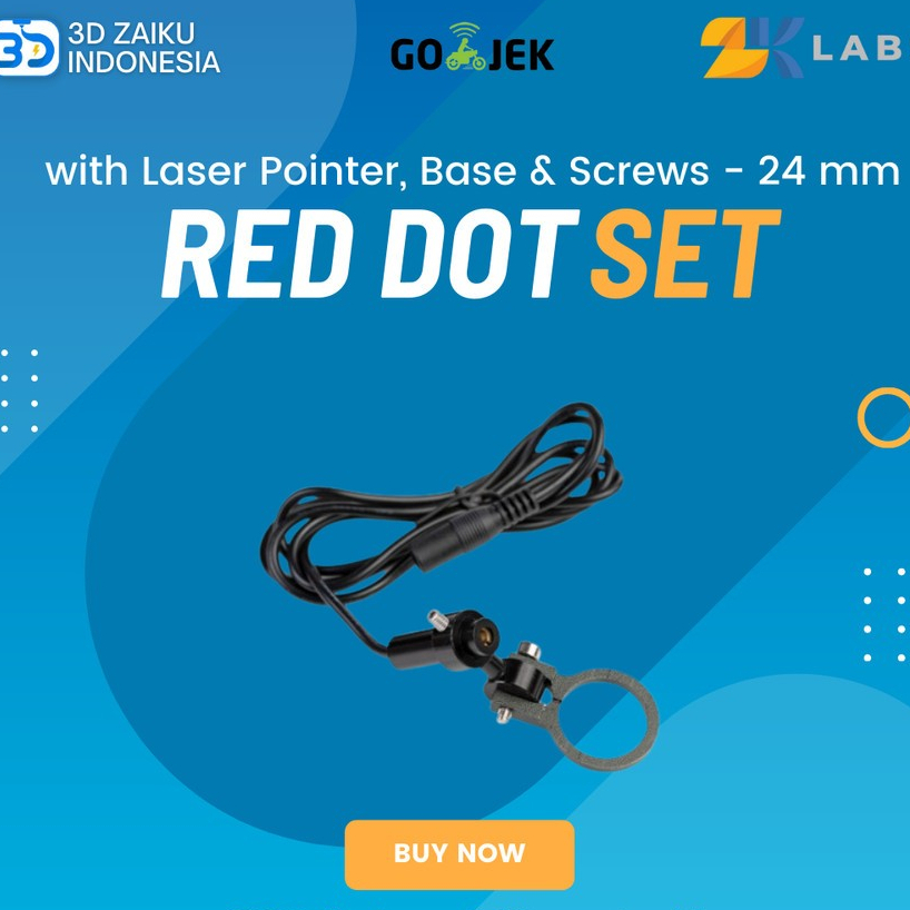 Zklabs CO2 Laser Red Dot Set พร้อมตัวชี้เลเซอร์และฐานและสกรู | Shopee Thailand