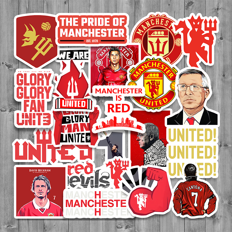 สติกเกอร์ ลาย Tumblr STICKER PACK - MANCHESTER UNITED [20 ชิ้น ...