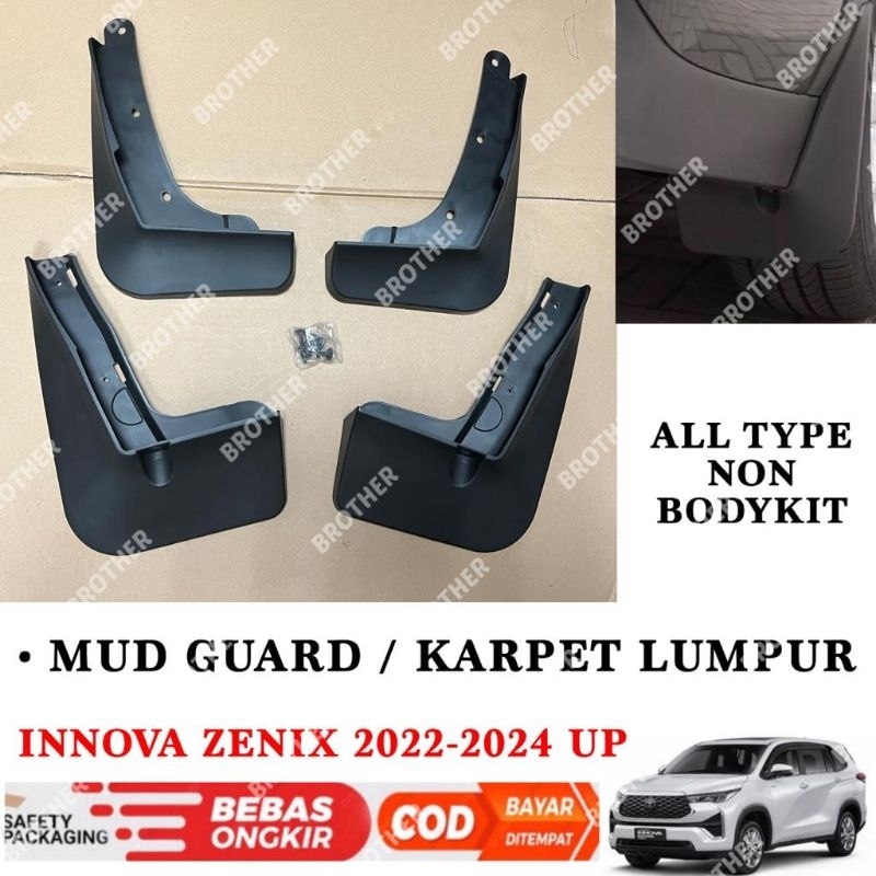 Mud Guard Innova Zenix 2022 2023 2024 Non Bodykit Mud Carpets All ...