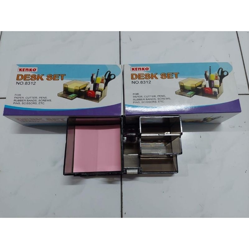 DESK SET KENKO 8312 / PULPEN PLACE / DESK ORGANIZER | Shopee Thailand