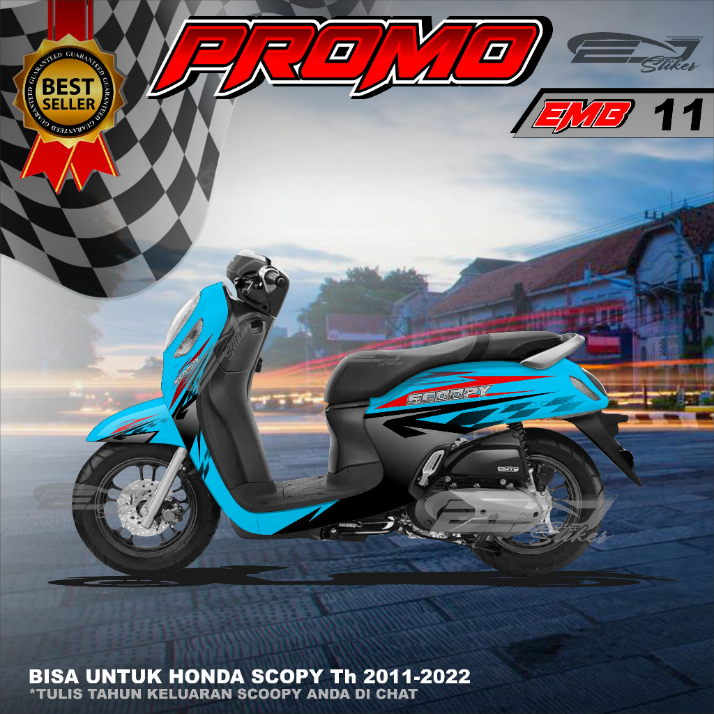 ใหม่ล่าสุด สติกเกอร์ ลาย HONDA FULL BODY UPDATE Design- 2022 FULL BODY DECAL รูปแบบใหม่ EMB11 ...