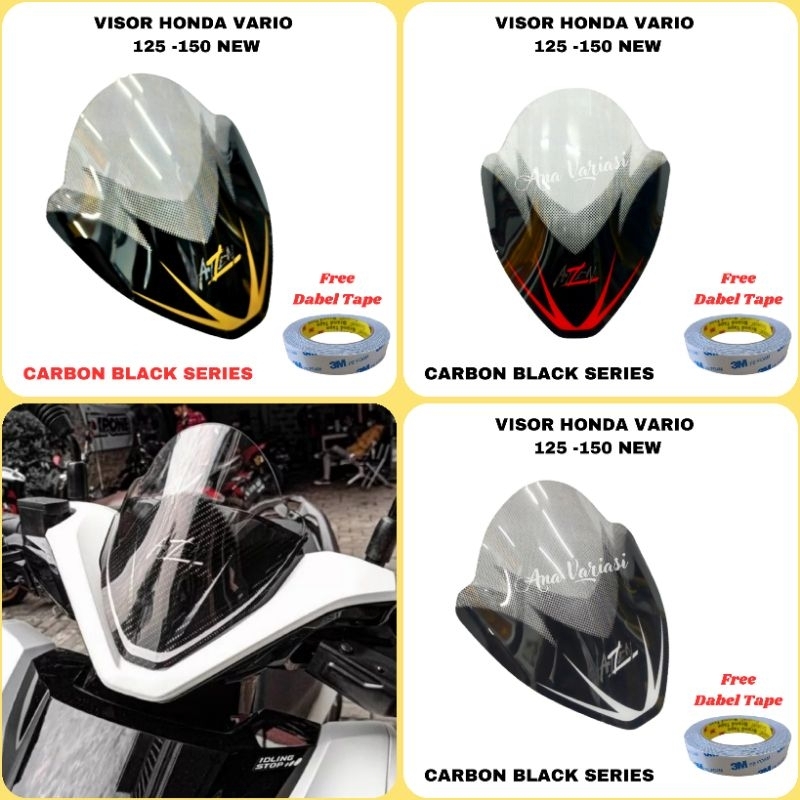 Honda Vario 125 visor ใหม่ Honda Vario 150 กระจกบังลม Vario 125 กระบัง ...