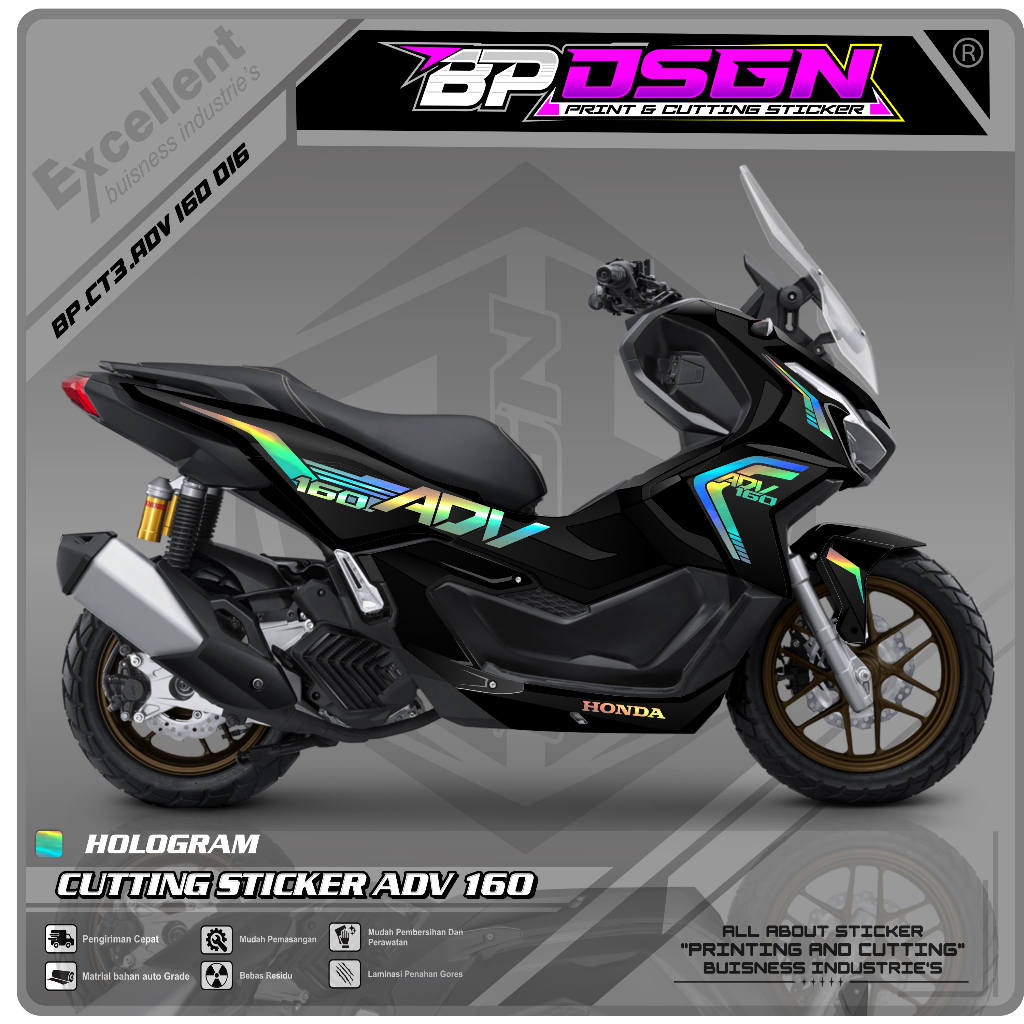 สติกเกอร์ตัด ADV 160 - STICKER CUTTING ADV 160 - CUTTING ADV 160 ล่าสุด ...