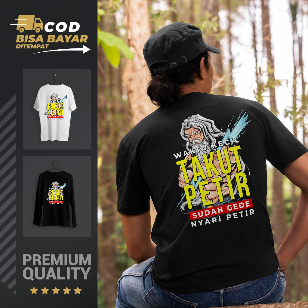 Cocol Store - เสื้อยืดล้อเลียนตัวน้อย Afraid of Lightning | Shopee Thailand