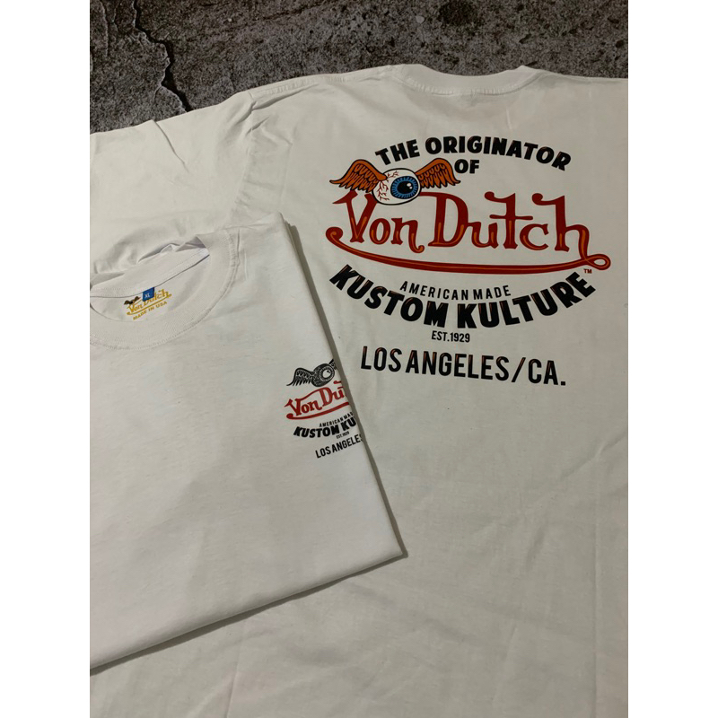 Von dutch - เสื้อยืดผู้ชายผู้ใหญ่ von dutch distro เสื้อยืด The ...