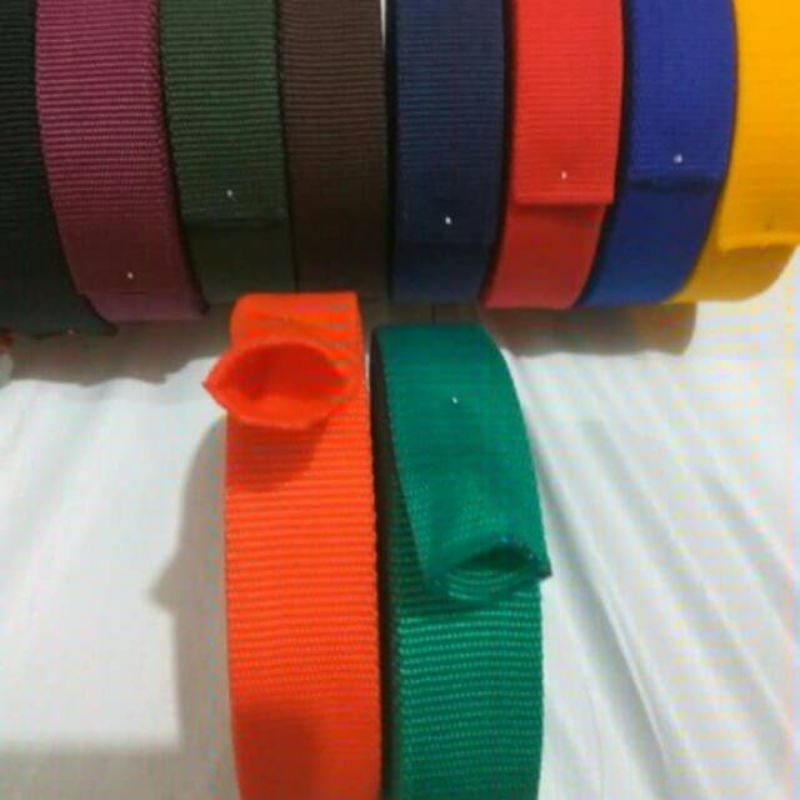 (1 เมตร) WEBING ROPE HAMMOCK ROPE THICK I WEBBING 2.5CM DOUBLE I ROUND ...