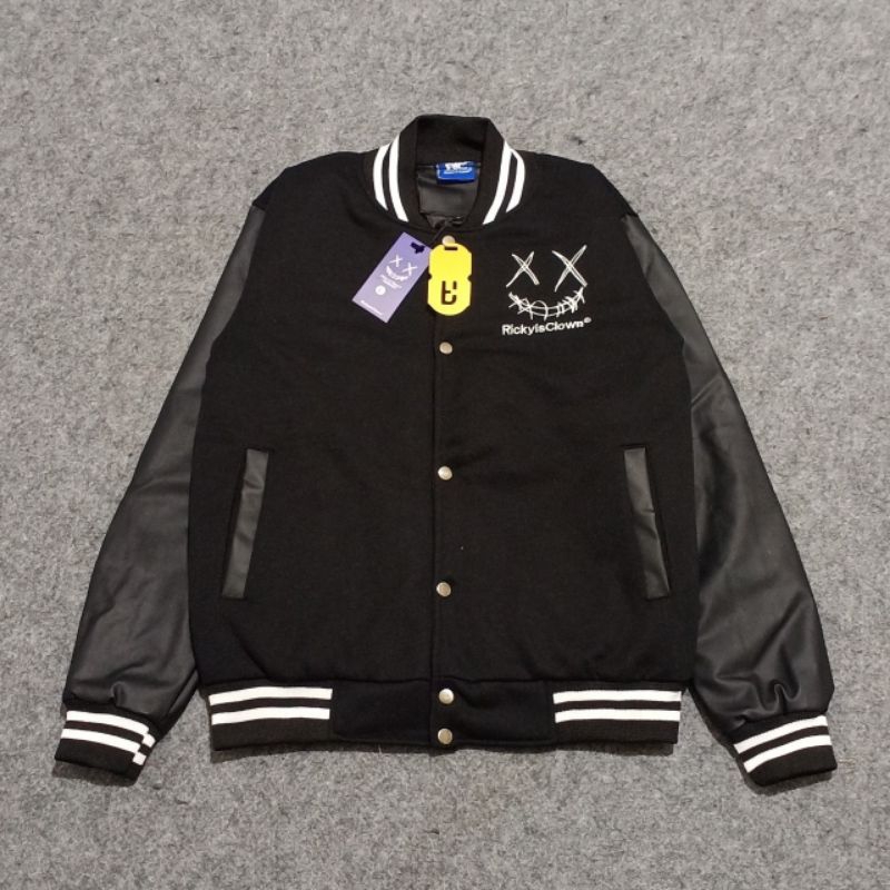 ป้ายแท็กตัวตลก Bomber Varsity Rick Is Clown Premium แบบเต็ม | Shopee ...