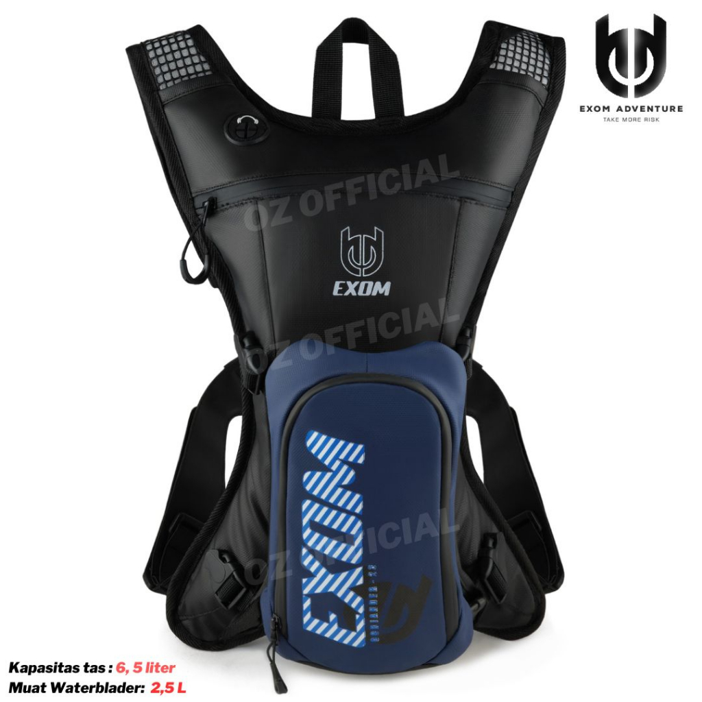 Exom - Hydropack BL 07 กระเป๋าเป้ สะพายหลัง ช่องพิเศษ กันน้ํา Motorcross Trail Trabas | Shopee ...