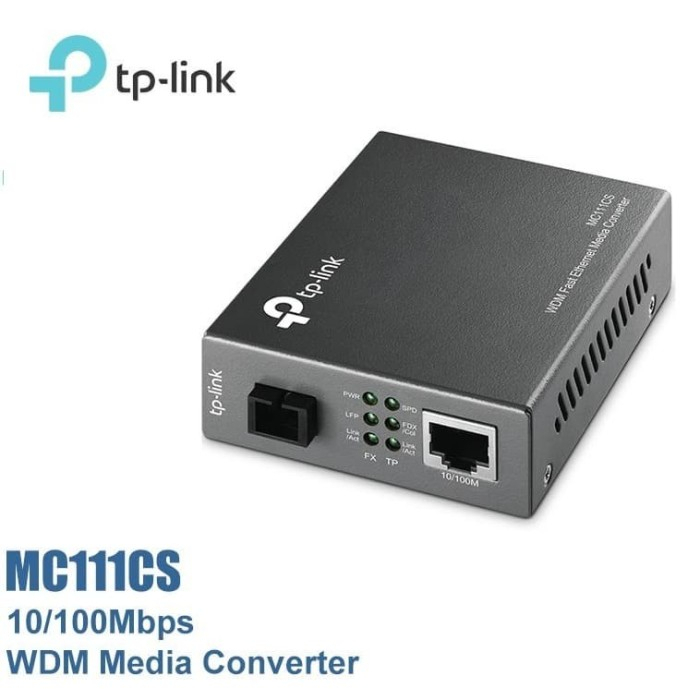 TpLink TL-MC111CS Media Converter ไฟเบอร์ออปติก WDM 100Mbps โหมดเดียว ...