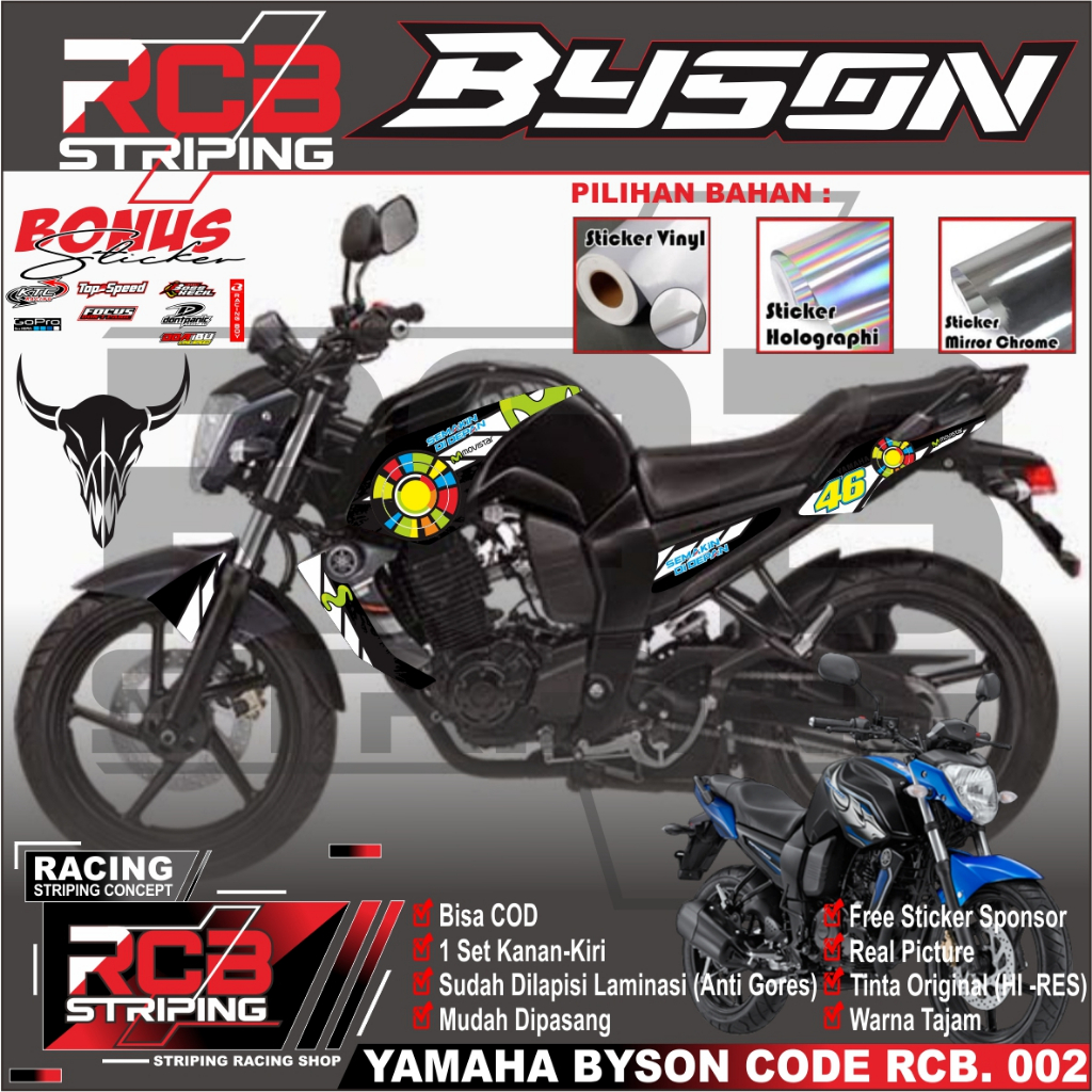 คาร์บูเรเตอร์ yamaha byson Striping 2010-2014 / สติ๊กเกอร์yamaha byson ...