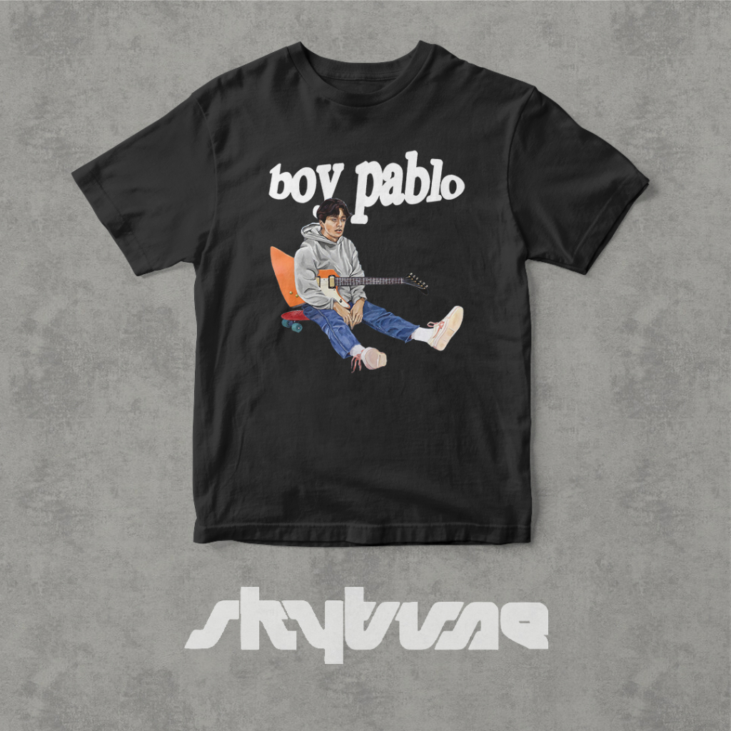 เสื้อยืดพรีเมี่ยม พิมพ์ลาย SKYTUNE BOY Pablo Soy Pablo | Shopee Thailand