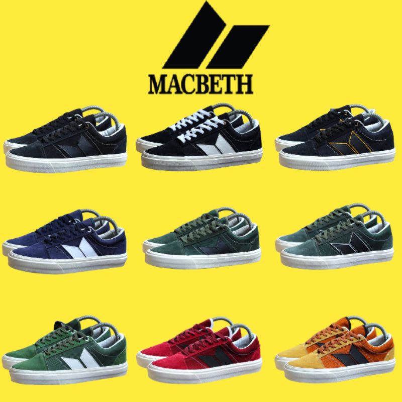 Macbeth Vegan รองเท้าผ้าใบหนัง สไตล์โมเดิร์น ลําลอง สําหรับผู้ชาย ...