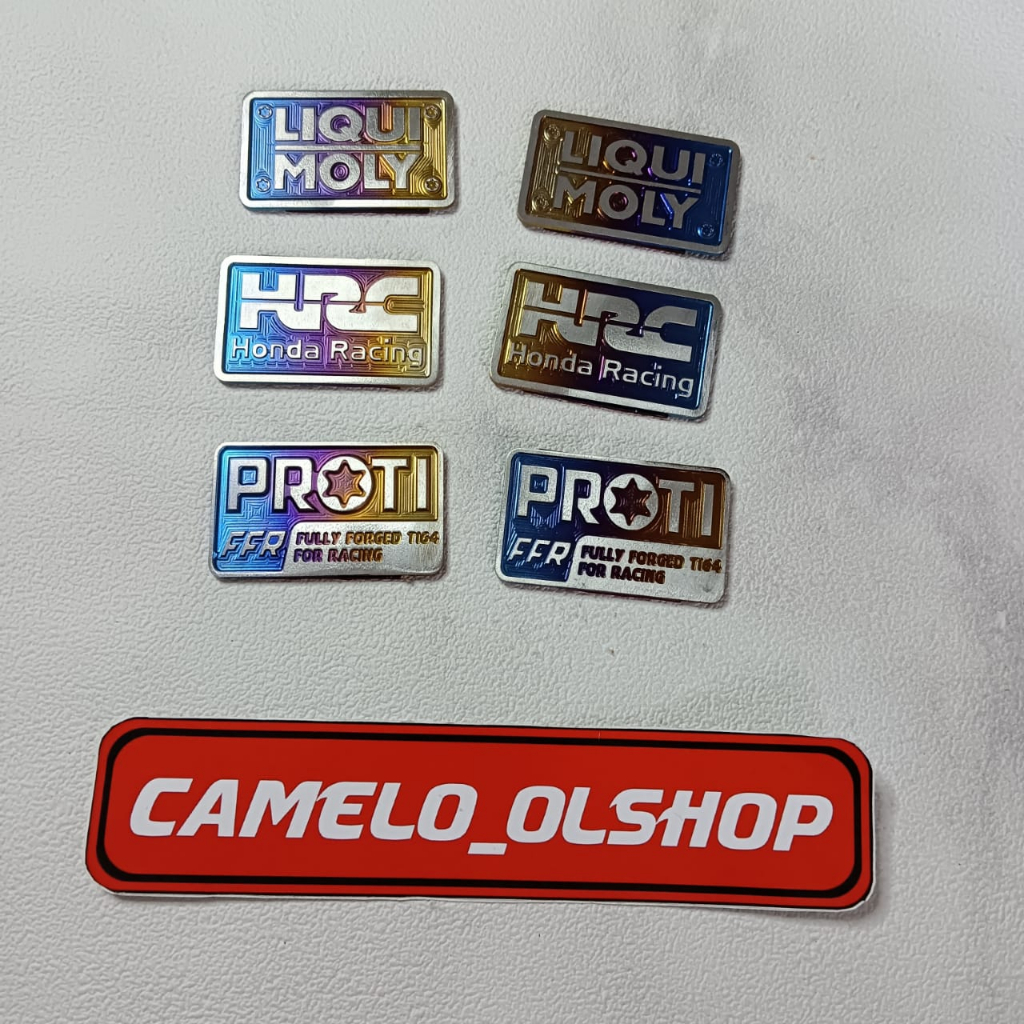 เซนเซอร์ไทเทเนียม ตราสัญลักษณ์ hrc honda racing sensor titanium vietnam original | Shopee Thailand