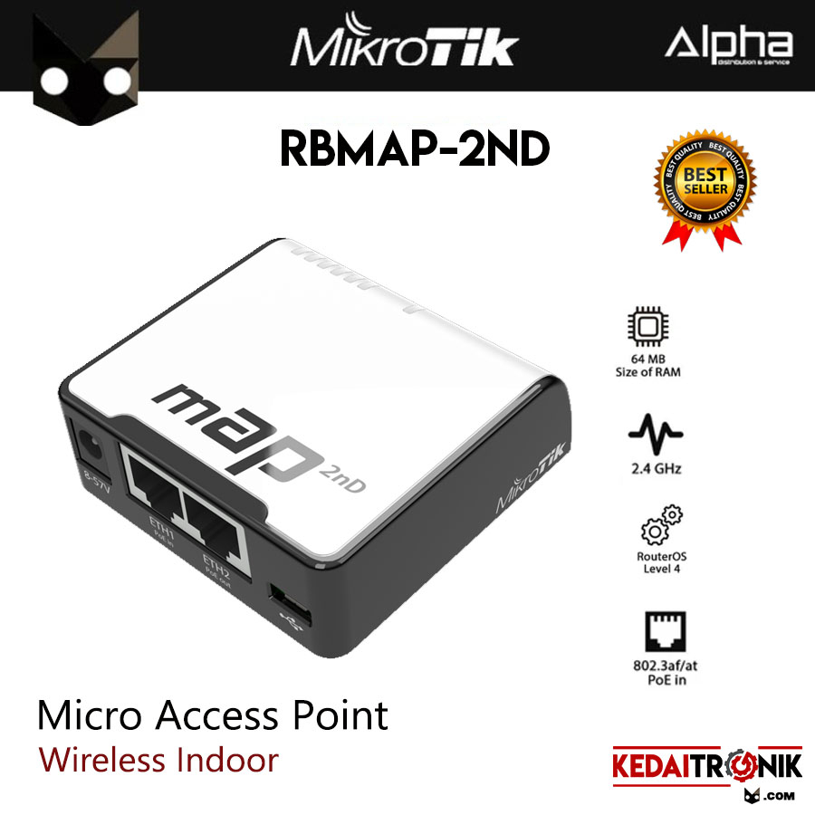 Mikrotik RBmAP2n Rb Map2N Rb Map2Nd แผนที่ไร้สายในร่ม RBmAP2n | Shopee Thailand