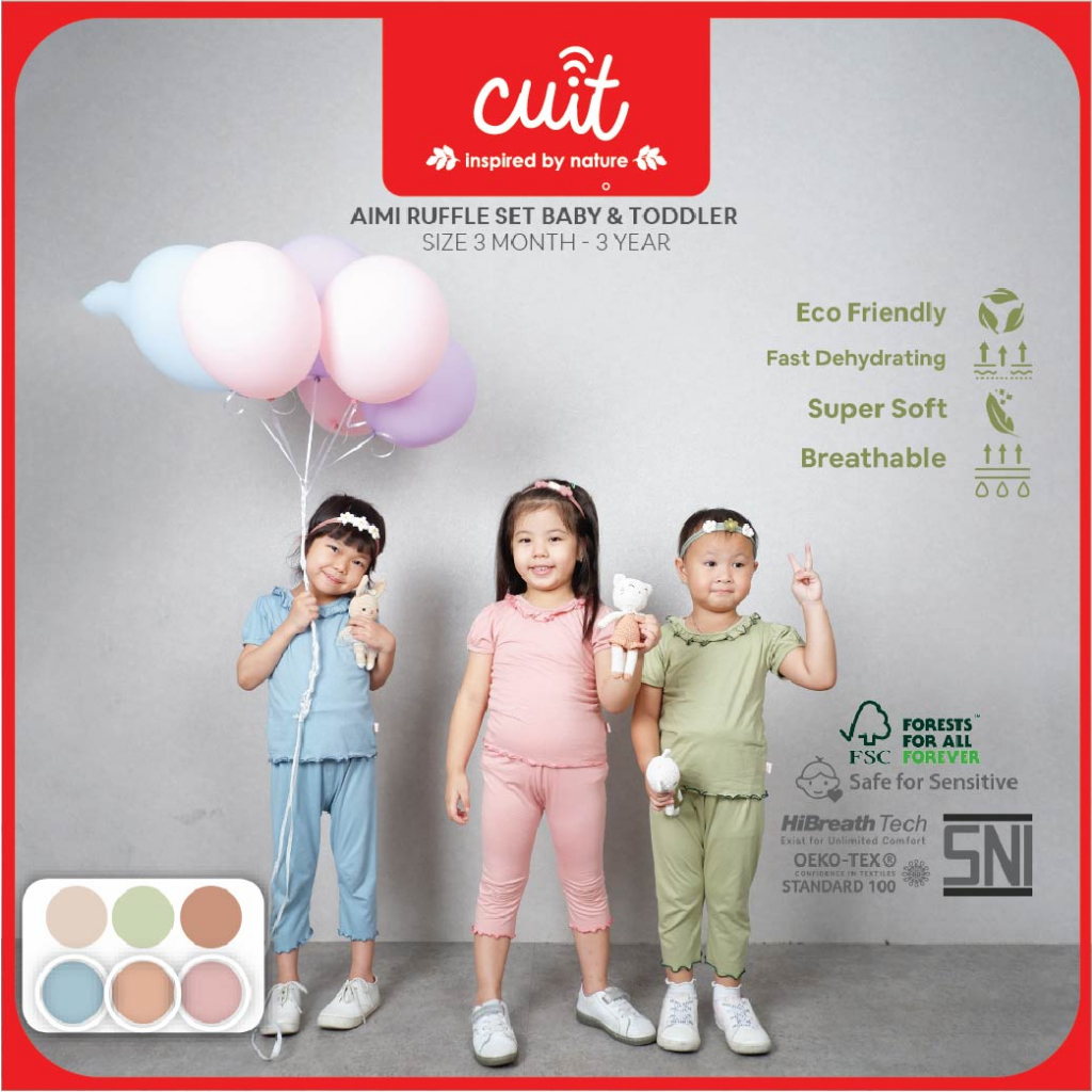 CUIT Baby 3 เดือน - 3 ปี Aimi ชุดสูทสั้นยาวนัวเนียของเด็กผู้หญิง ...