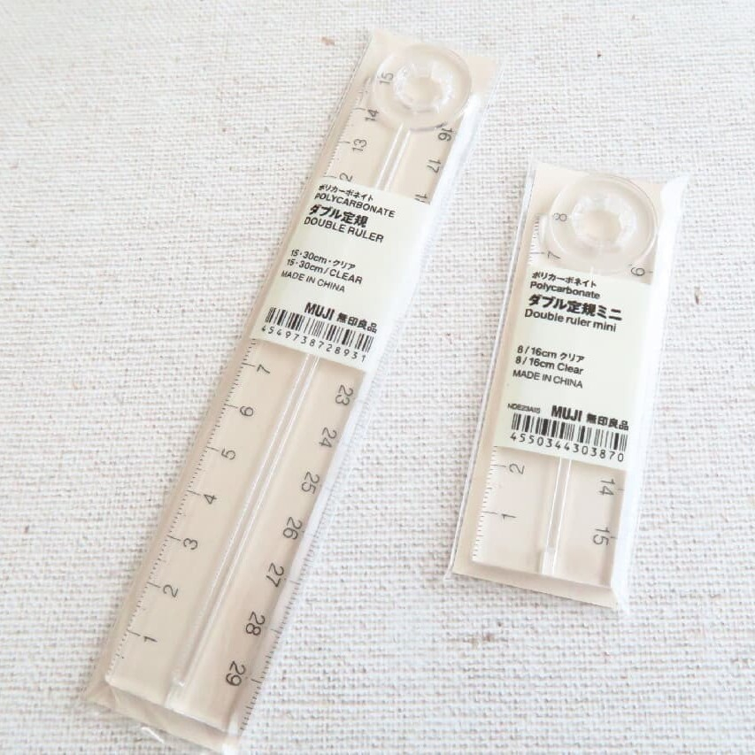 MUJI DOUBLE RULER - BENDER RULER - 30 ซม | Shopee Thailand