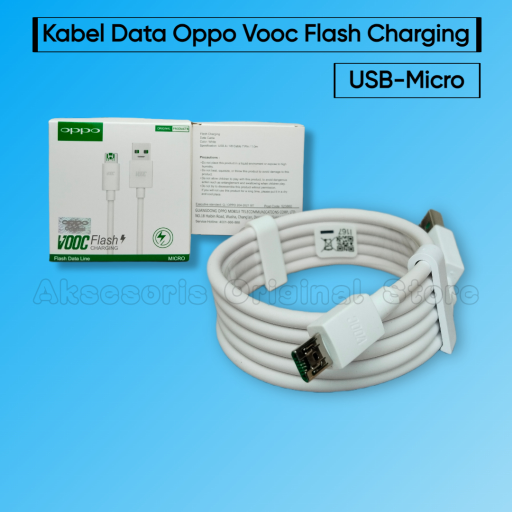 OPPO VOOC Fast Charging DATA CABLE ORIGINAL 100% Flash Charger 7 พิน ...