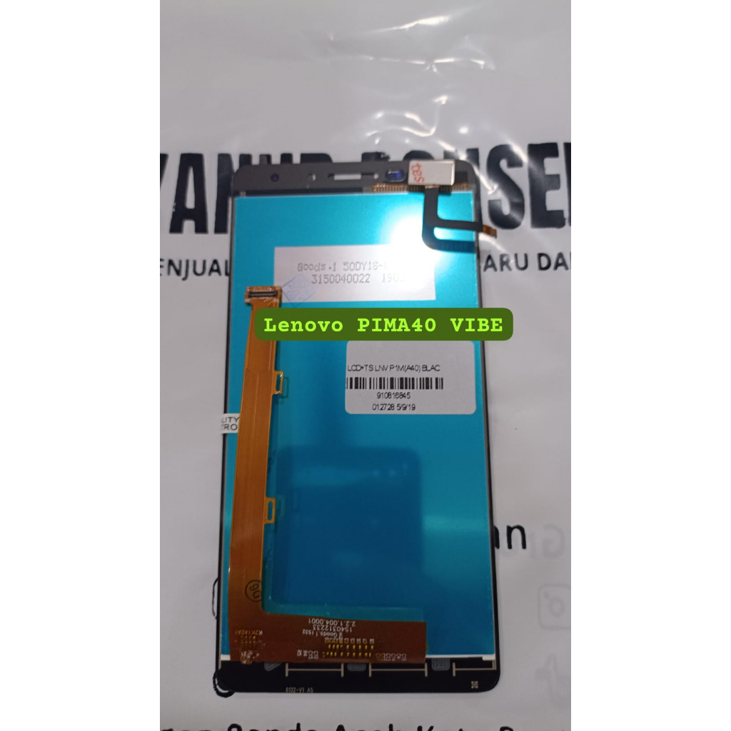 Hitam หน้าจอ Lcd และ ts Fullset Lenovo P1M P1Ma40 VIBE สีดํา | Shopee Thailand