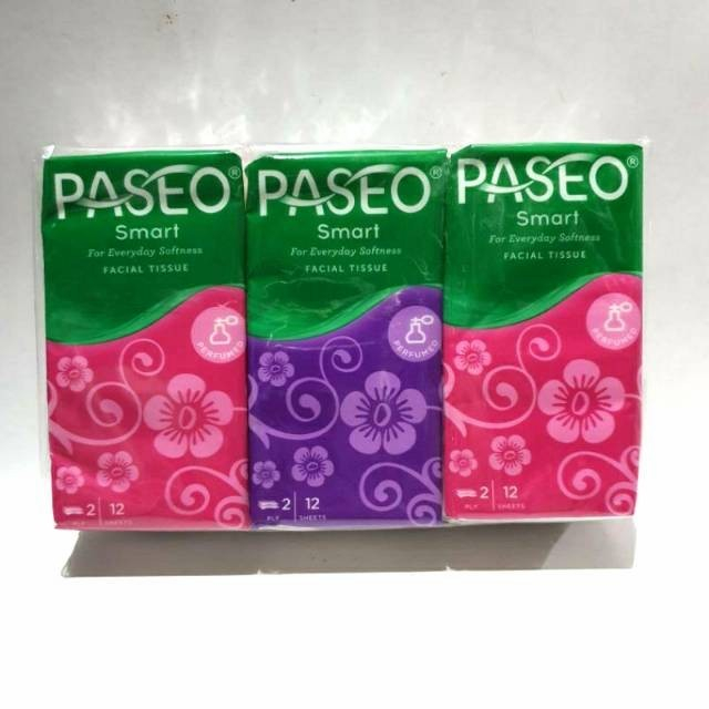 Paseo Smart Hanky กระดาษทิชชู่เช็ดหน้า แบบพกพา | Shopee Thailand