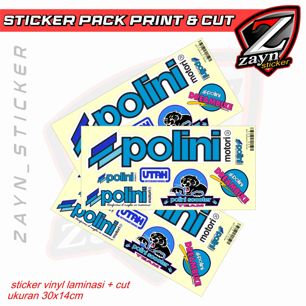 สติกเกอร์ POLINI SET DREAMBIKE & HISPEED | Shopee Thailand