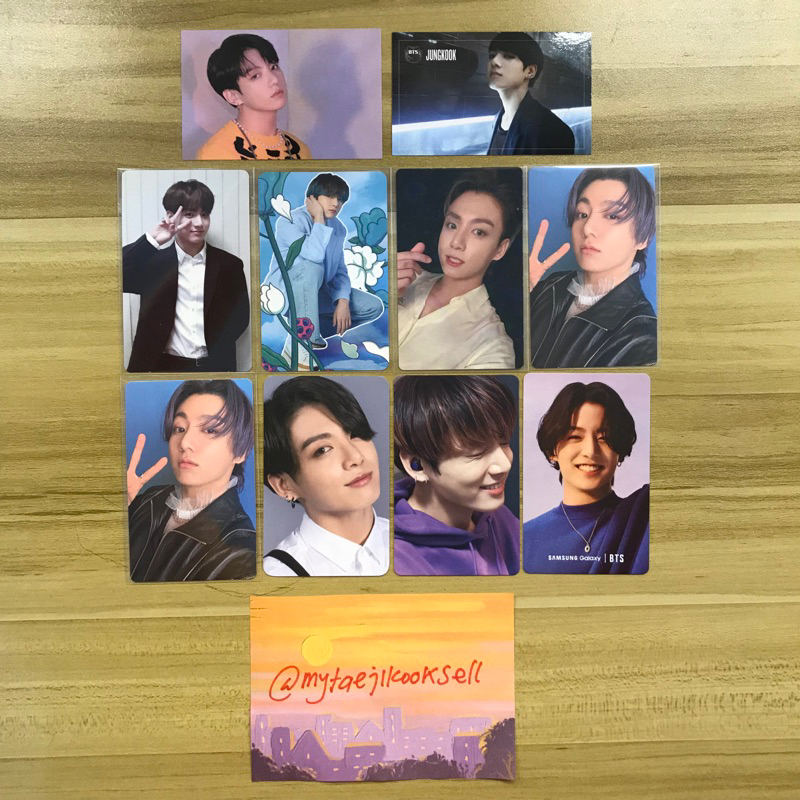 แผ่น DVD เพลง Bts PHOTOCARD JUNGKOOK JK PC BINGO POP UP PERSONA DNW DARK & WILD MEMORIES 2018 ...