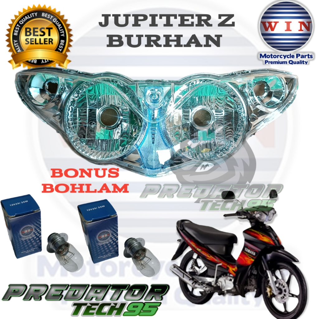 หลอดไฟหน้าสะท้อนแสง คุณภาพสูง สําหรับ Yamaha Jupiter z new burhan 2007 2008 2009 | Shopee Thailand