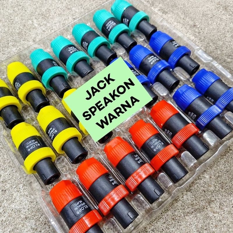 Jack Speakon Male NL4FC Jack Spikon 4 Pin KLOP Color | Shopee Thailand