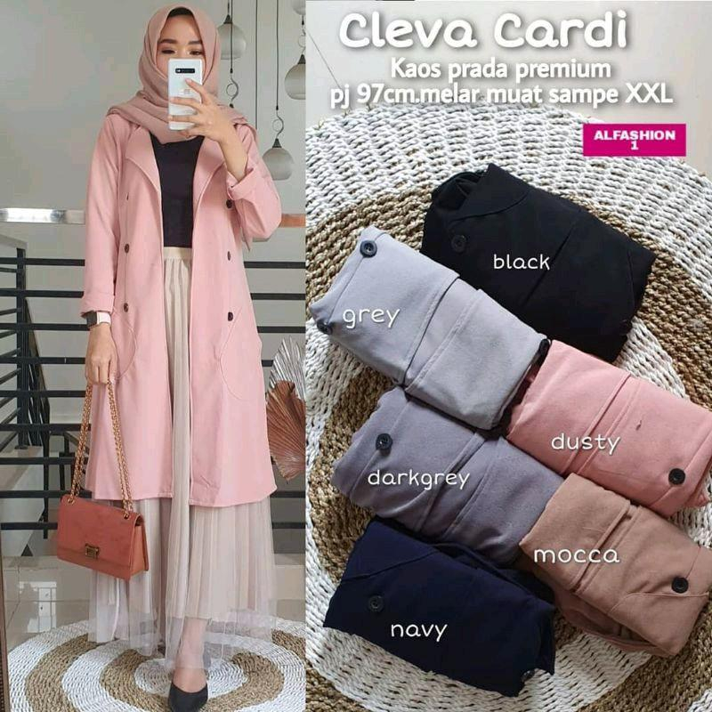TKG - CLEVA CARDY CARLA CARDY 2 เสื้อคาร์ดิแกนผู้หญิงมุสลิมล่าสุด By ...