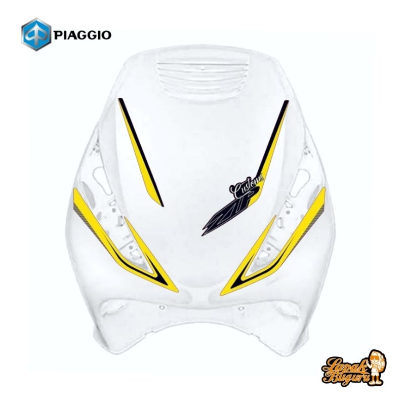 Lokal Pigio ZIP SP LIVERY STRIPING DECAL ZIP 100CC MOTORCYCLE CUSTOM ...