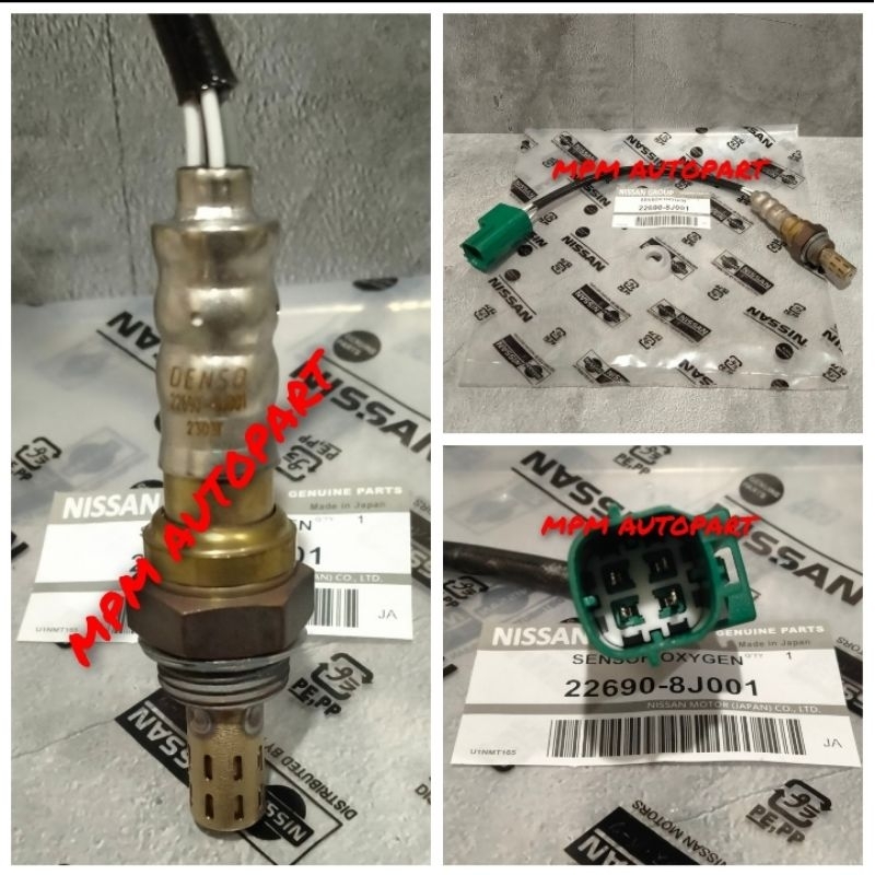 เซนเซอร์ออกซิเจน o2 ท่อไอเสีย nissan xtrail t30 serena c24 22690-8J001 ...